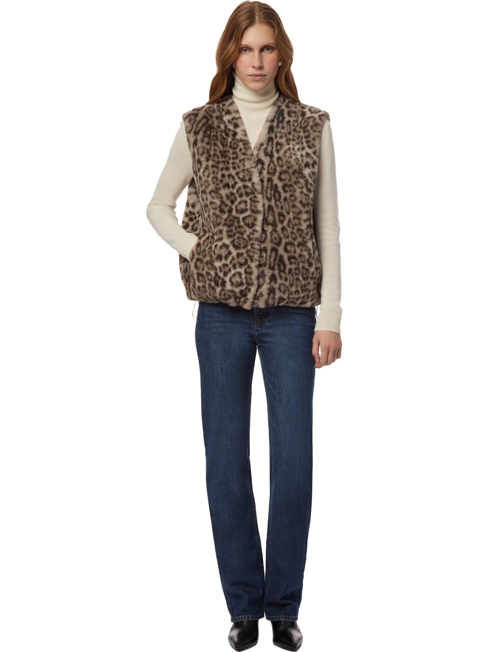 APPARIS Apparis Lyle Leopard Vest